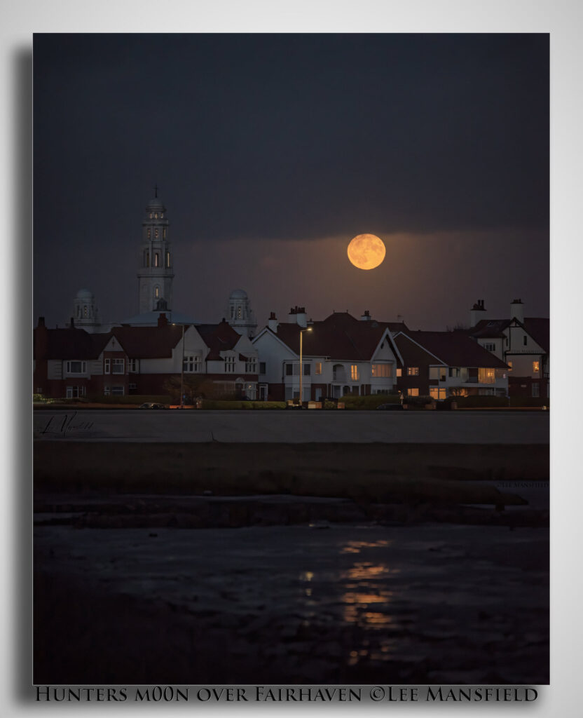 Full Hunters Moon @ 100% Fairhaven, Lytham - Lee Mansfield Photography
