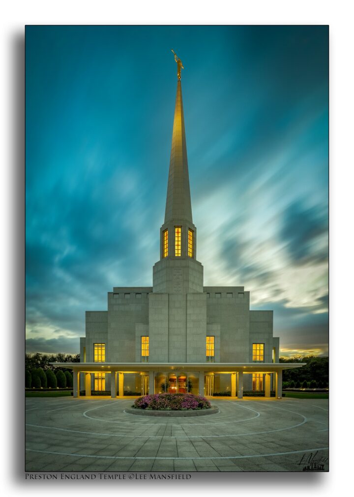 Preston Temple Long Exposure - Lee Mansfield Photography