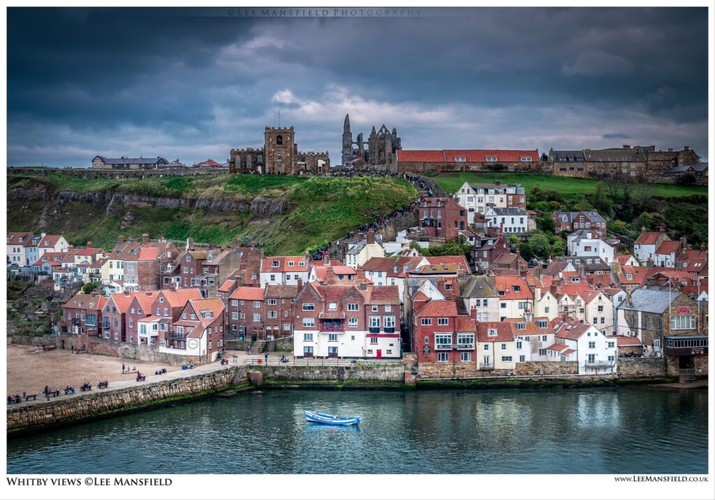 Whitby views - Whitby Abbey and St Mary's Church - Lee Mansfield ...