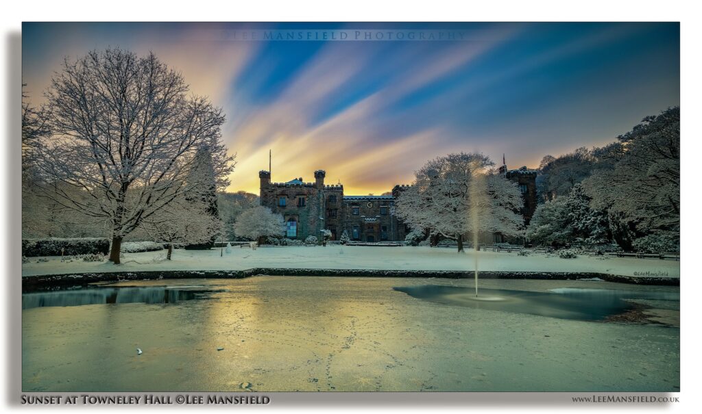 Sunset at Towneley Hall long exposure - Lee Mansfield - Lee Mansfield ...